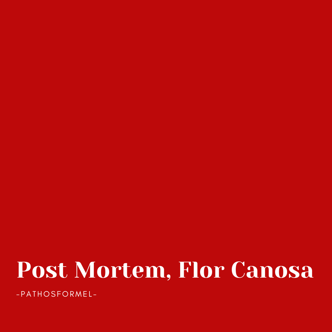 Post Mortem, Flor Canosa – Altavoz Cultural